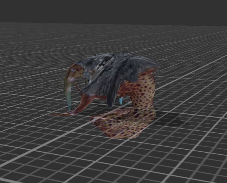Land Squid free 3D model animated rigged | CGTrader