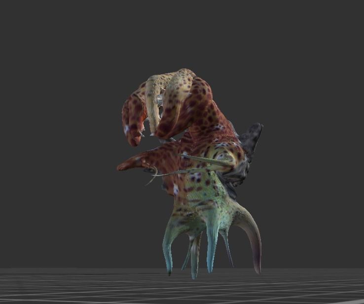 Land Squid free 3D model animated rigged | CGTrader