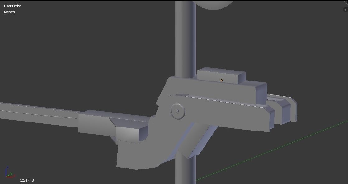Level crossing - Railroad crossing with lights US Railway 3D model ...