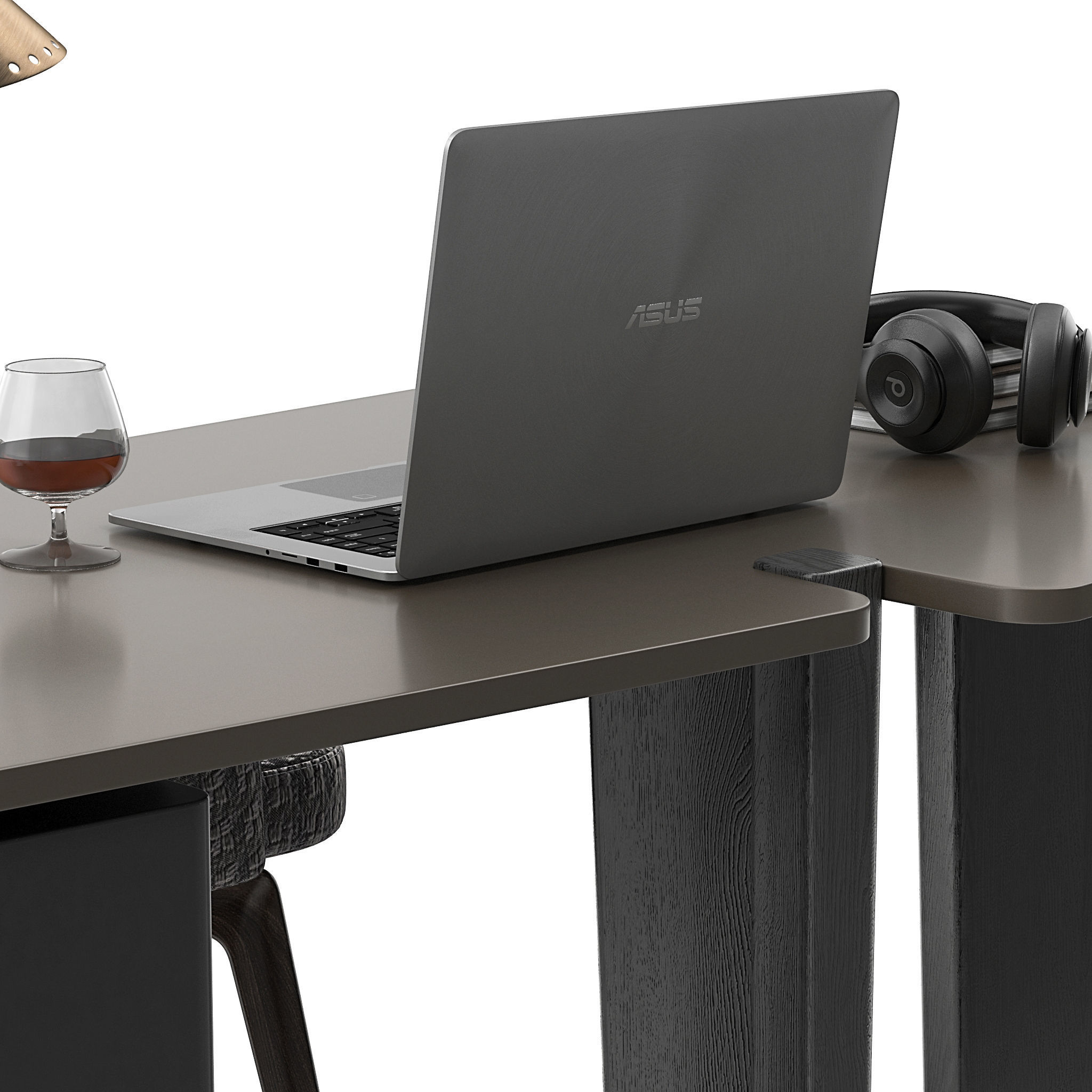 Minotti Jacob desk set 3D model | CGTrader