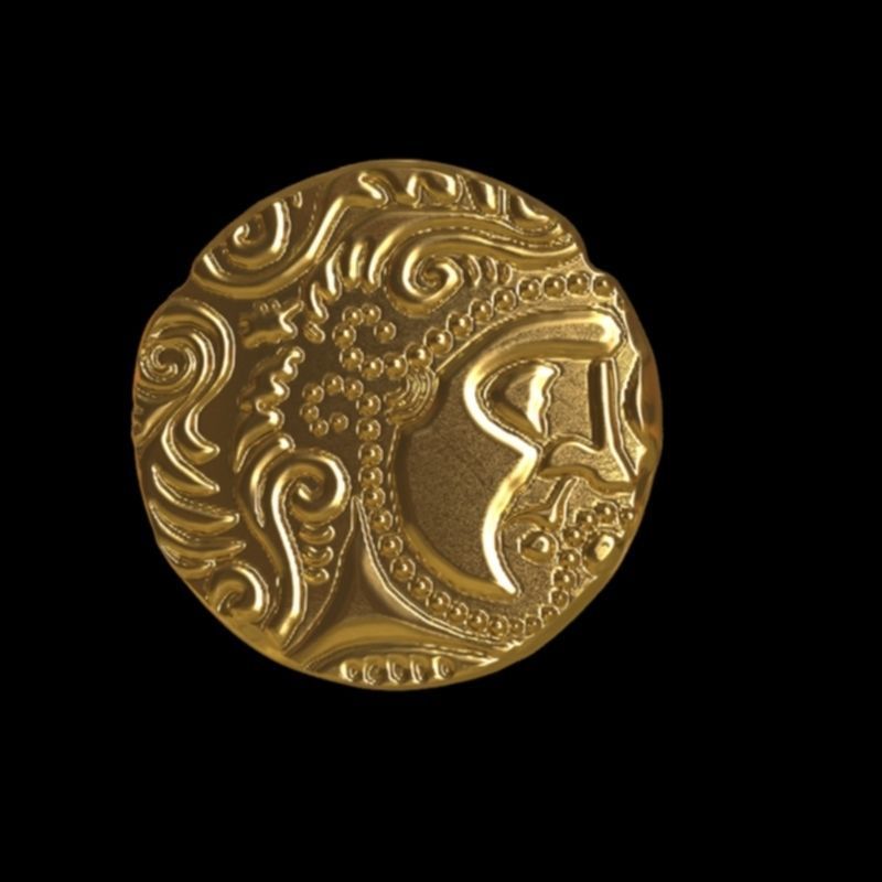 celtic coin 3D model 3D printable | CGTrader