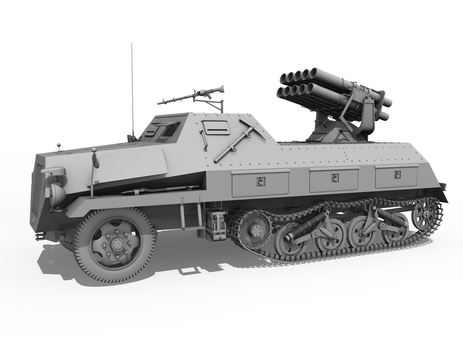 SDKFZ 4 - Panzerwerfer 42 3D model | CGTrader