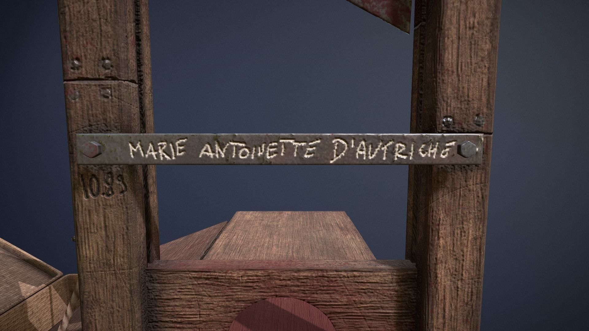 Guillotine game-ready asset free VR / AR / low-poly 3D model | CGTrader