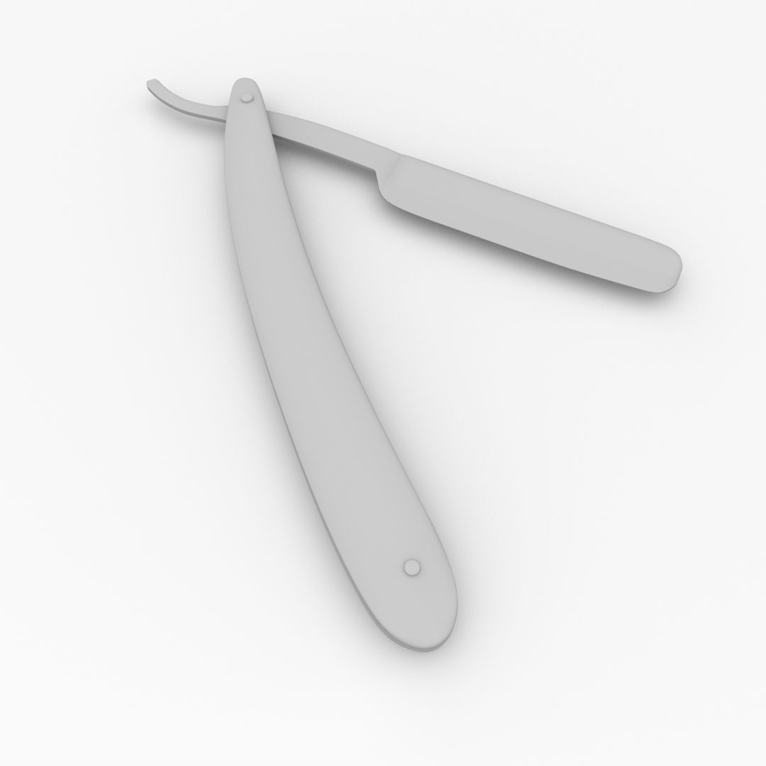 Straight Razor 3D model | CGTrader