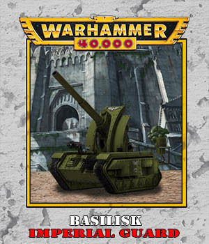 basilisk tank imperial guard warhammer 40k 3D model