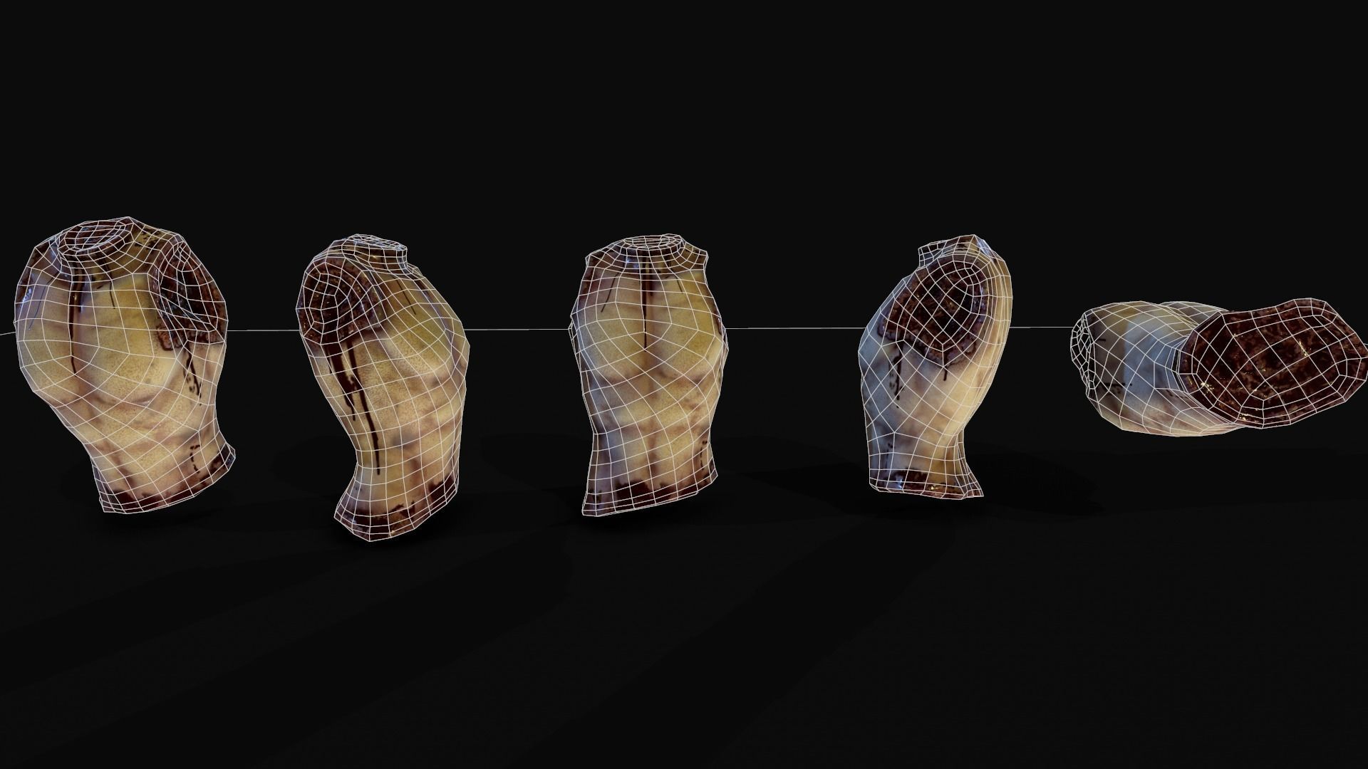 3D model Mutilated creepy human body VR / AR / low-poly | CGTrader