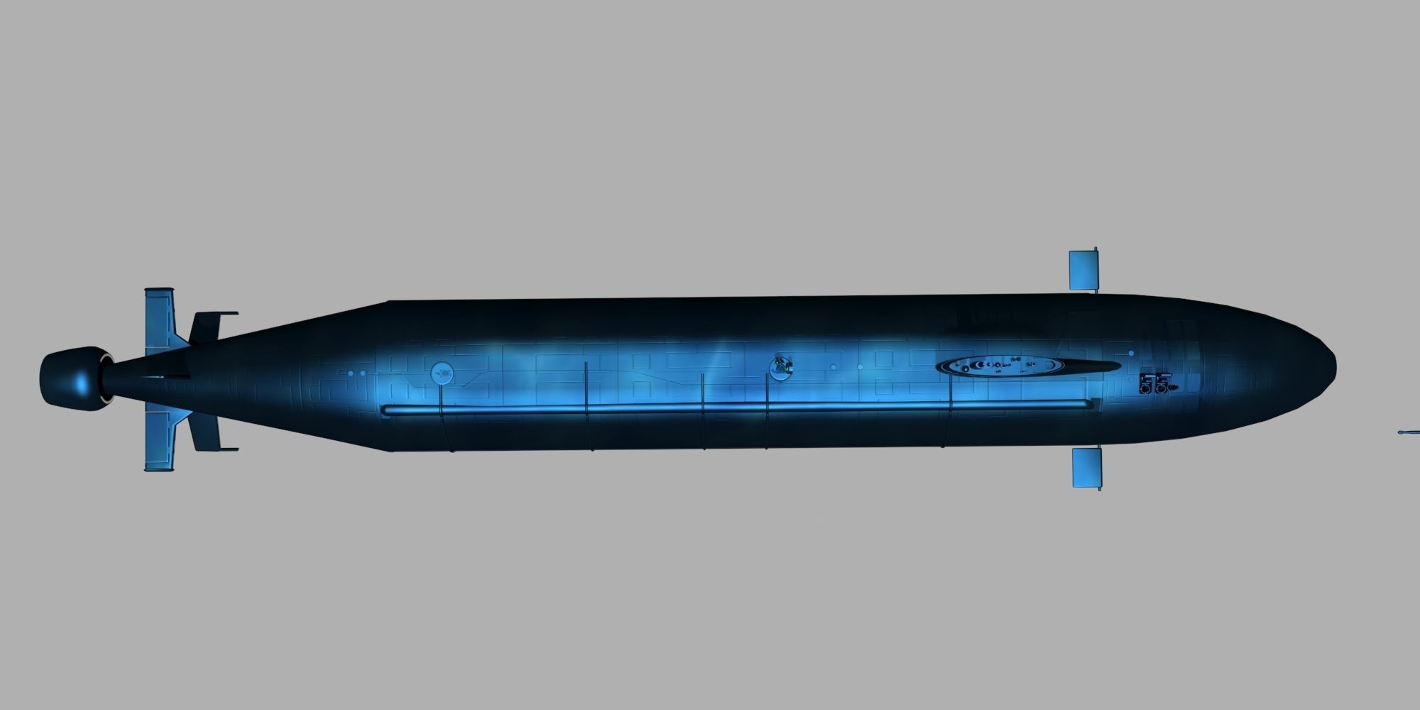 SSN SEAWOLF sub model 3D model | CGTrader