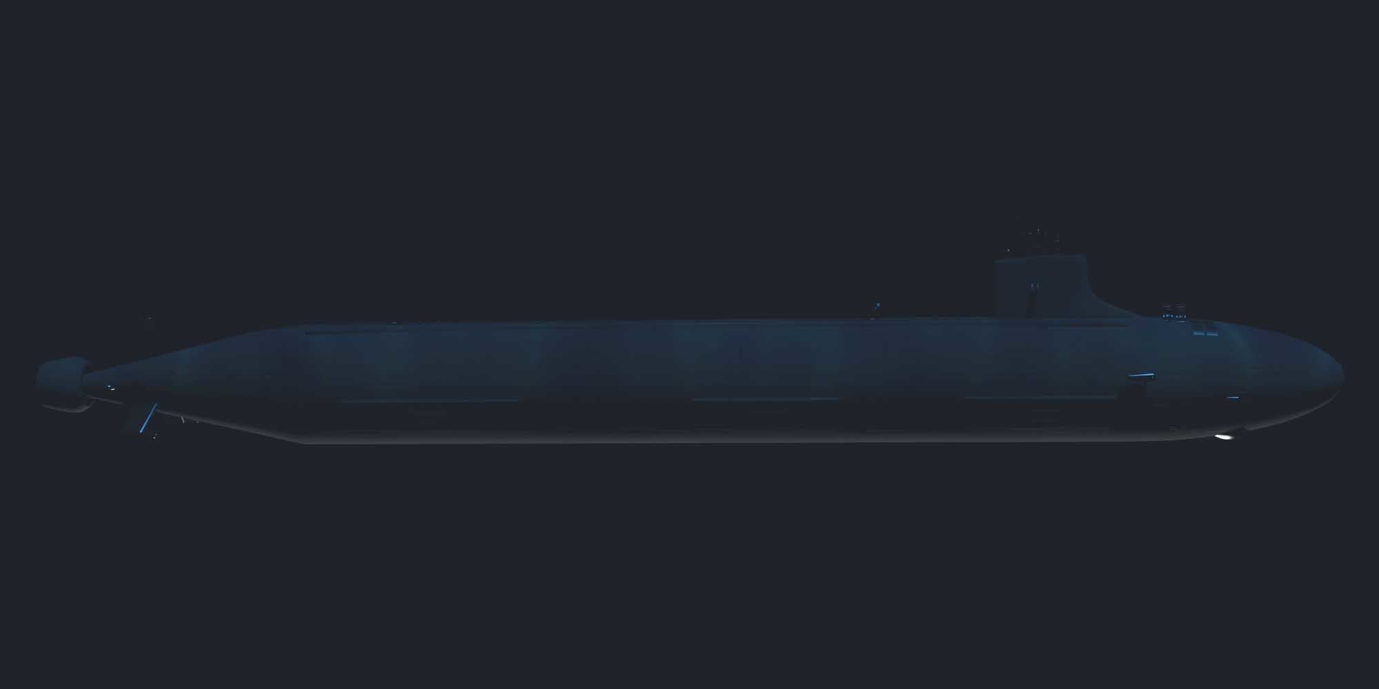 Virginia Class sub model 3D model | CGTrader