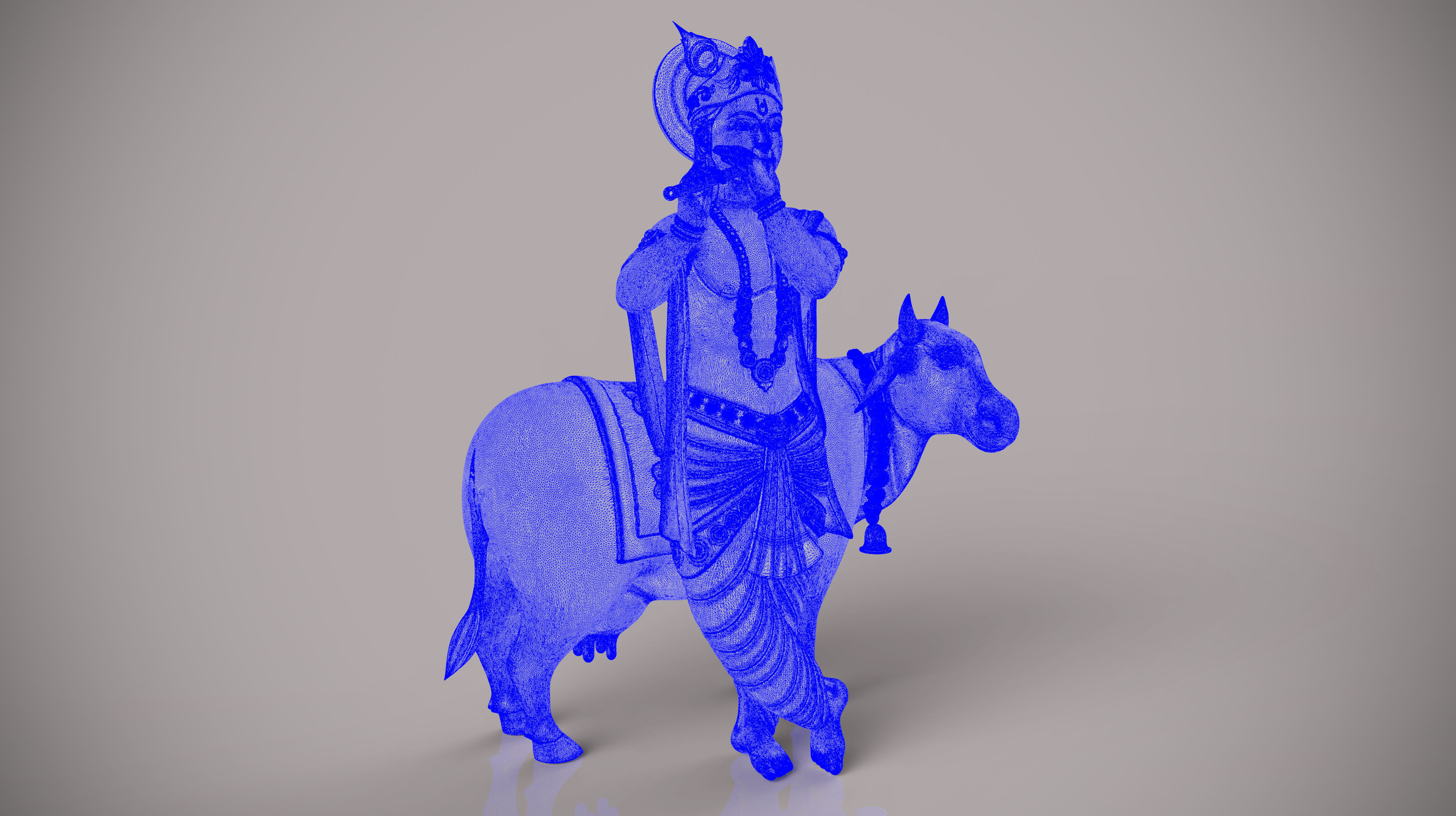 Lord krishna 3D model 3D printable | CGTrader