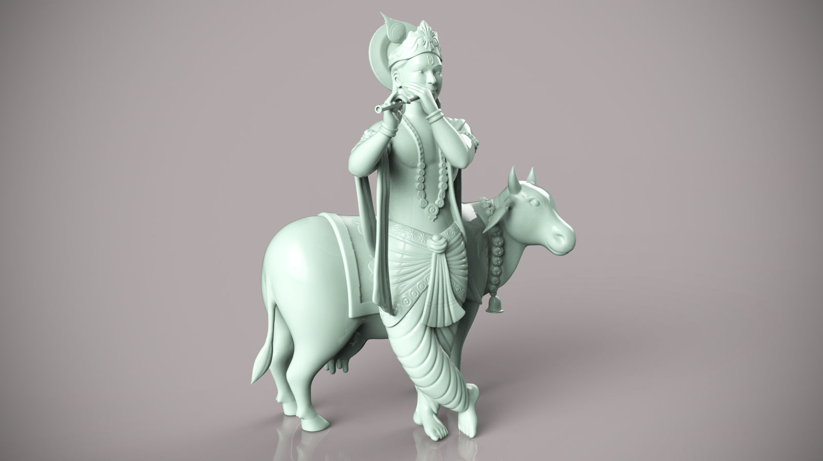 Lord krishna 3D model 3D printable | CGTrader