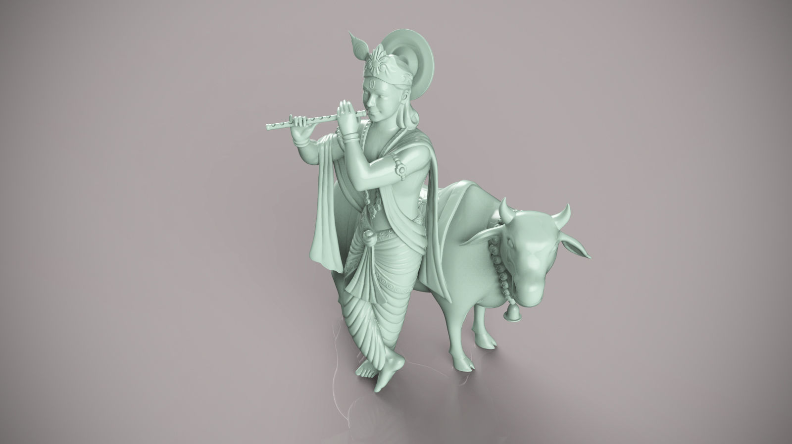 Lord krishna 3D model 3D printable | CGTrader