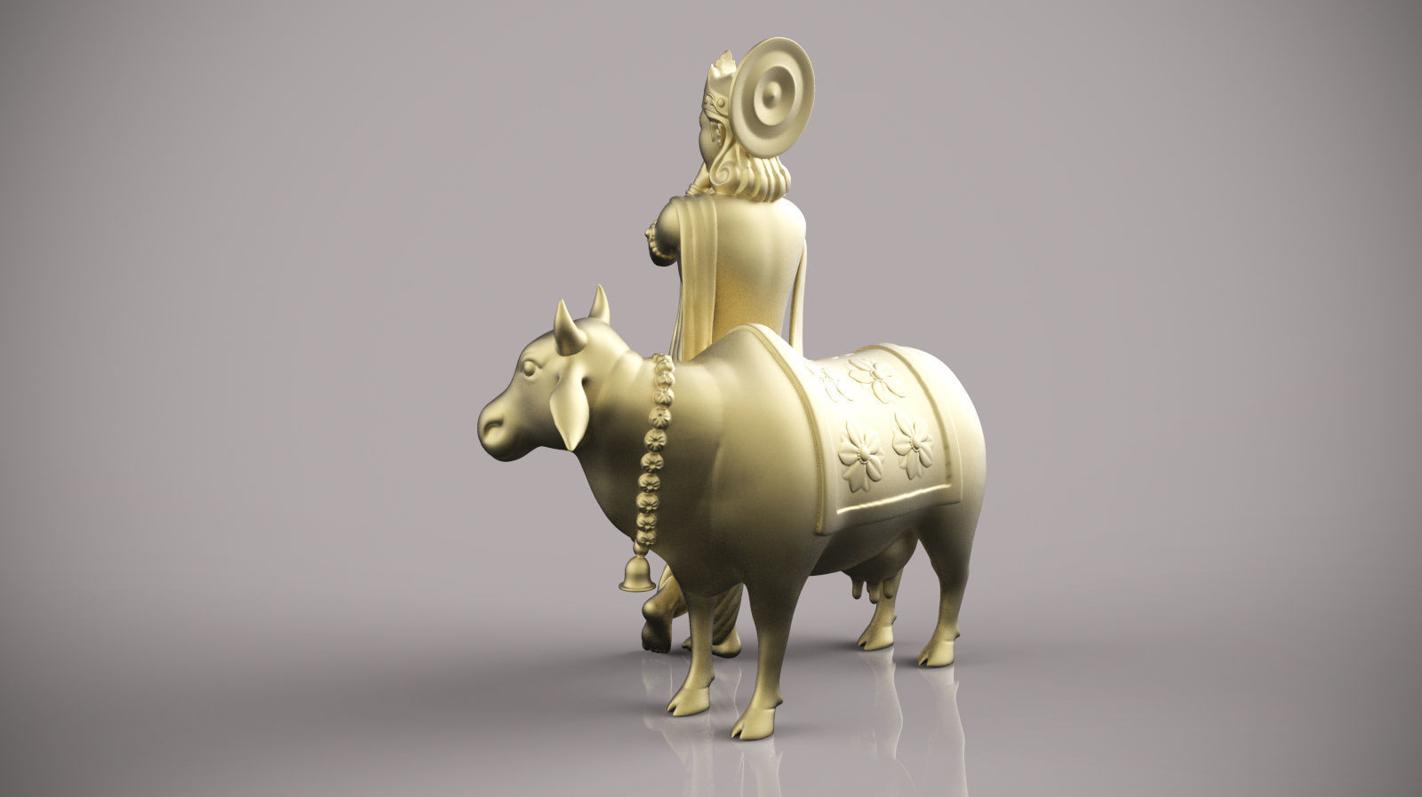 Lord krishna 3D model 3D printable | CGTrader