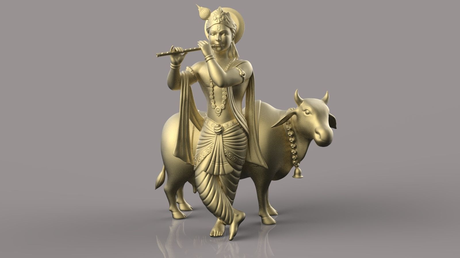 Lord krishna 3D model 3D printable | CGTrader
