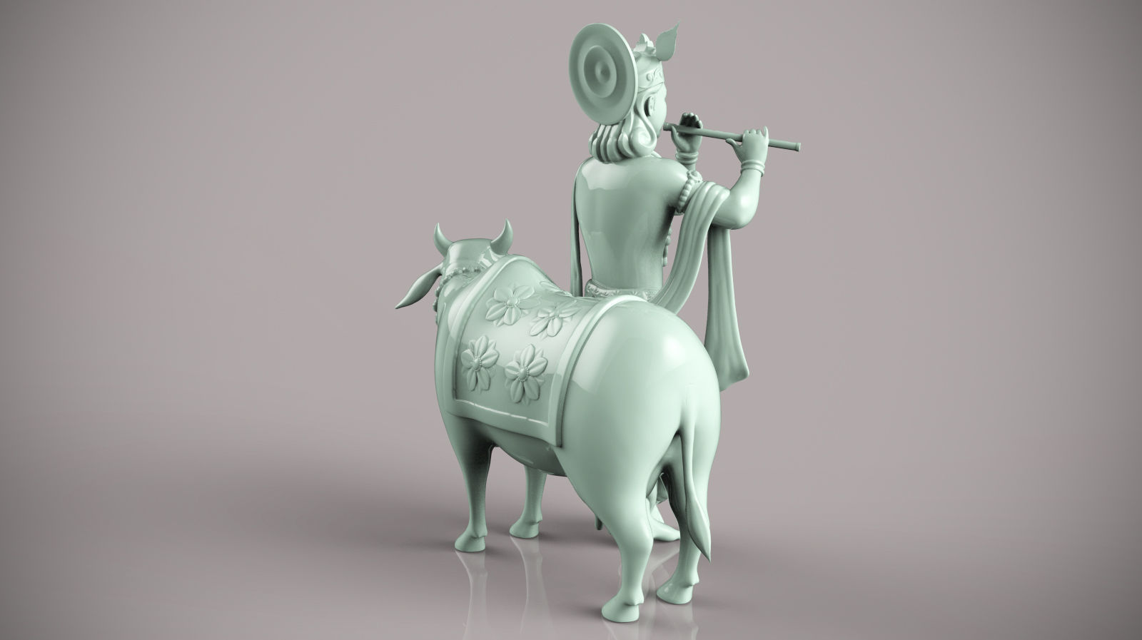 Lord krishna 3D model 3D printable | CGTrader