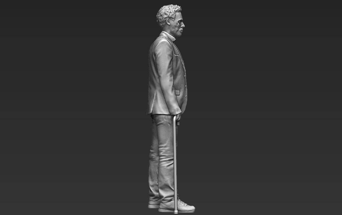 MD Gregory House 3D printing ready stl obj formats 3D model 3D ...