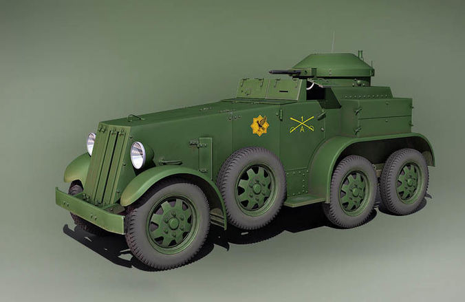Cunningham combat car M1 USA 1932 3D | CGTrader