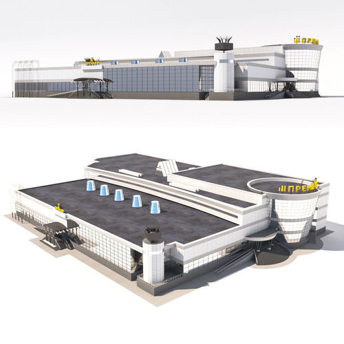 Shopping center 3D model | CGTrader