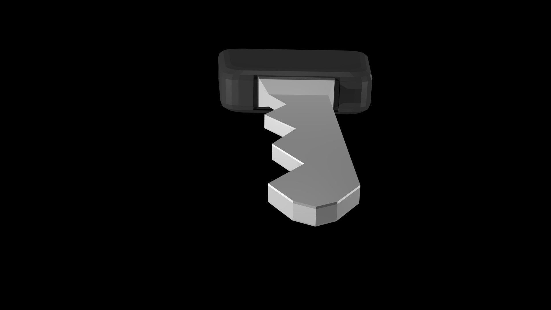 3D model Low poly key 1 VR / AR / low-poly | CGTrader