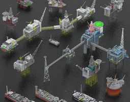Oil rig 3D Models | CGTrader