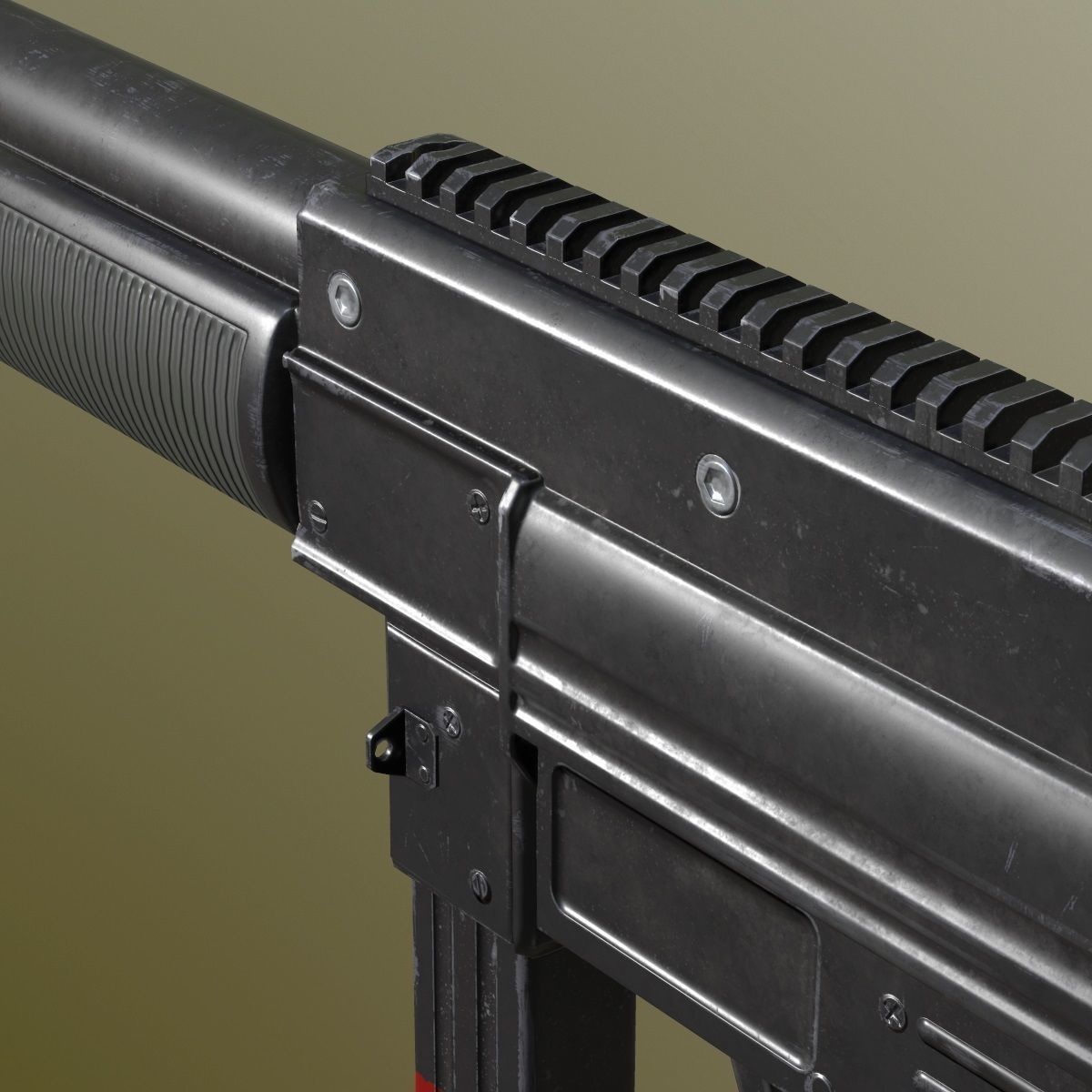 3D model Submachine Gun PBR VR / AR / low-poly | CGTrader