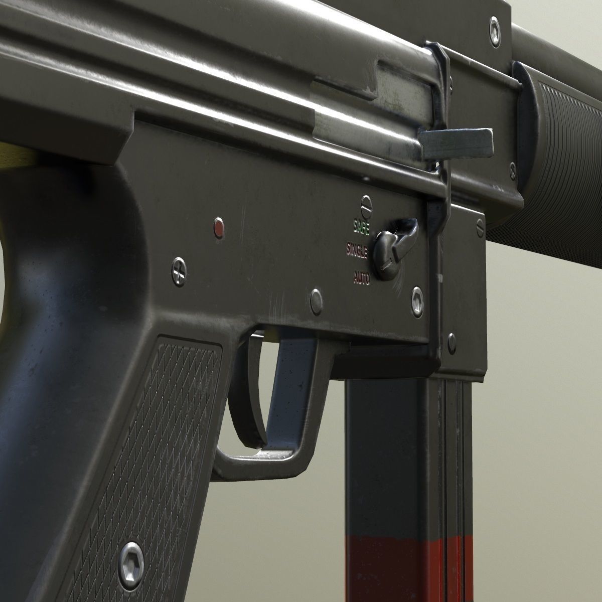 3D model Submachine Gun PBR VR / AR / low-poly | CGTrader