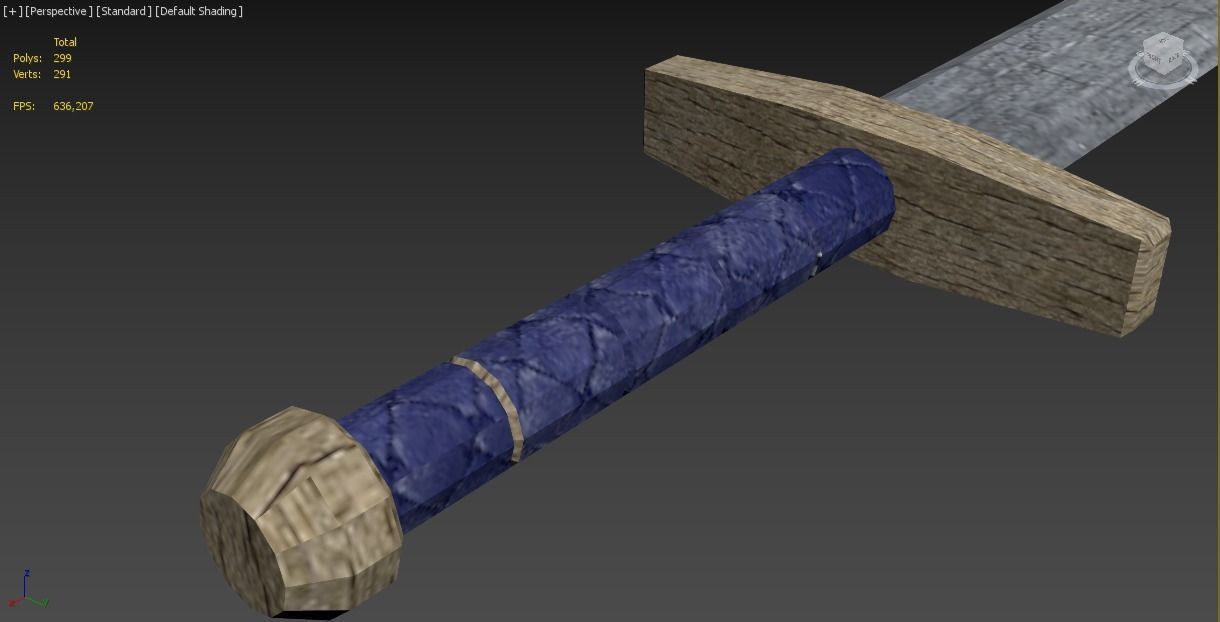 Ugly sword free VR / AR / low-poly 3D model | CGTrader