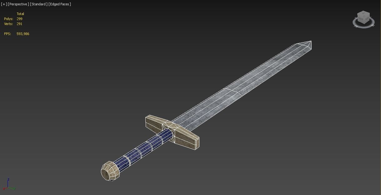 Ugly sword free VR / AR / low-poly 3D model | CGTrader