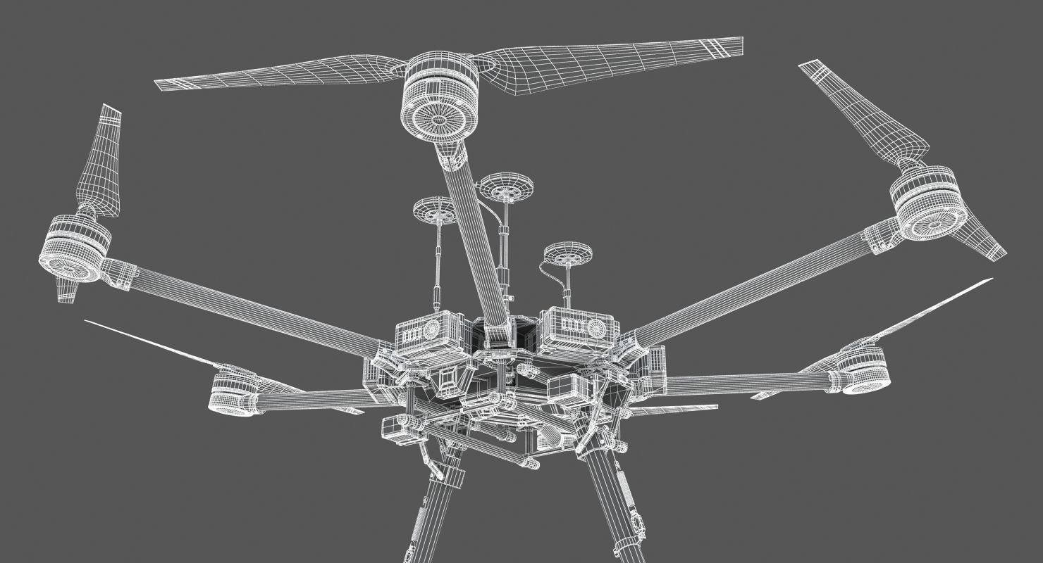 DJI Matrice 600 Pro 3D model | CGTrader