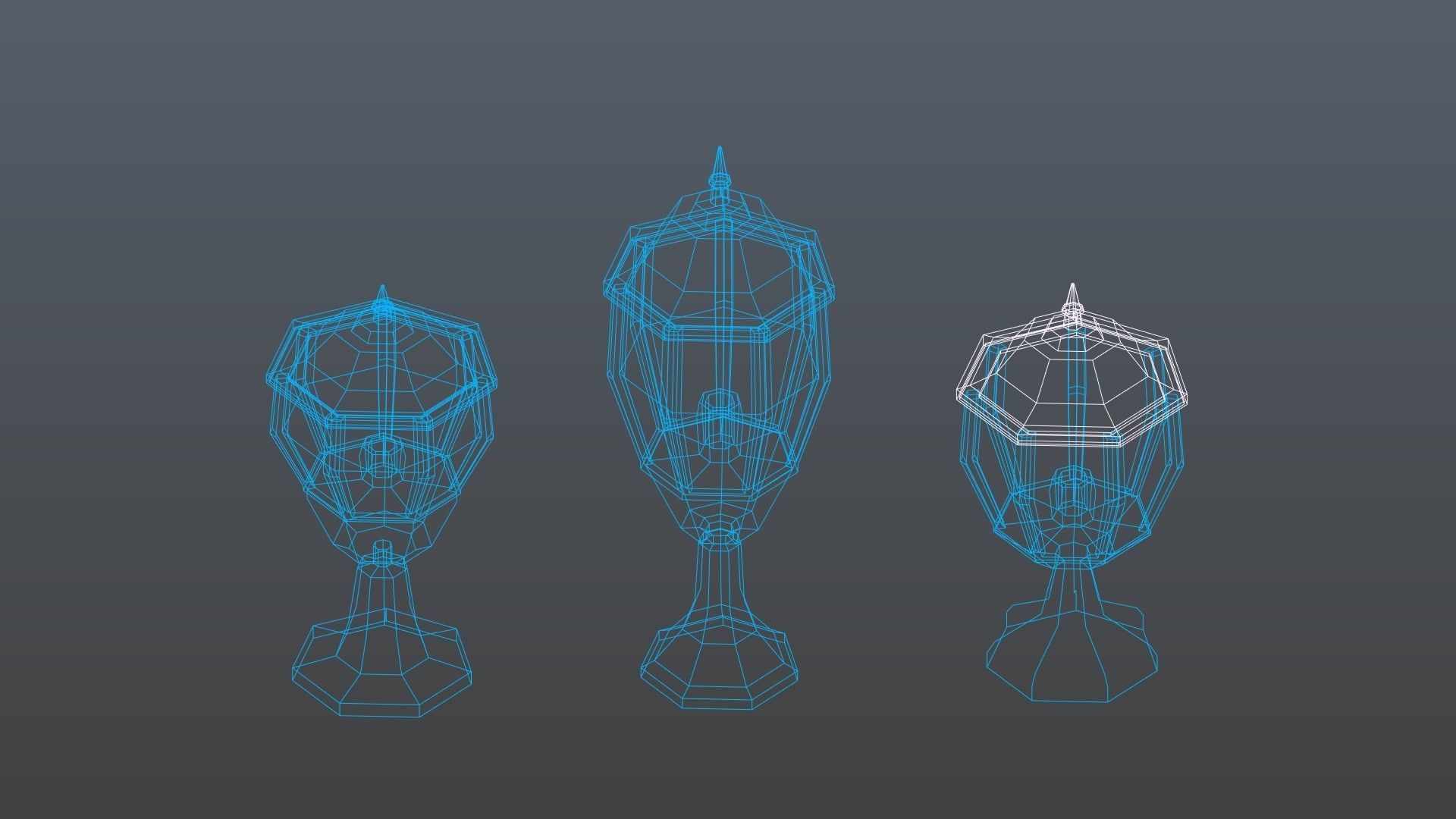 3D model Low poly lights VR / AR / low-poly | CGTrader