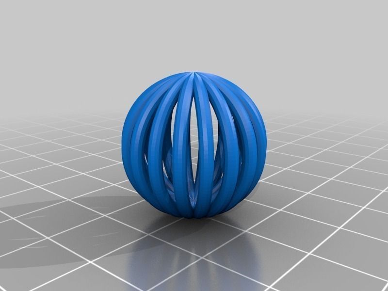 Wire Sphere 3D model 3D printable | CGTrader