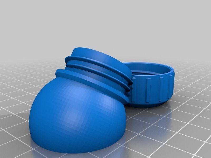 Bottle and Screw Cap 3D model 3D printable | CGTrader