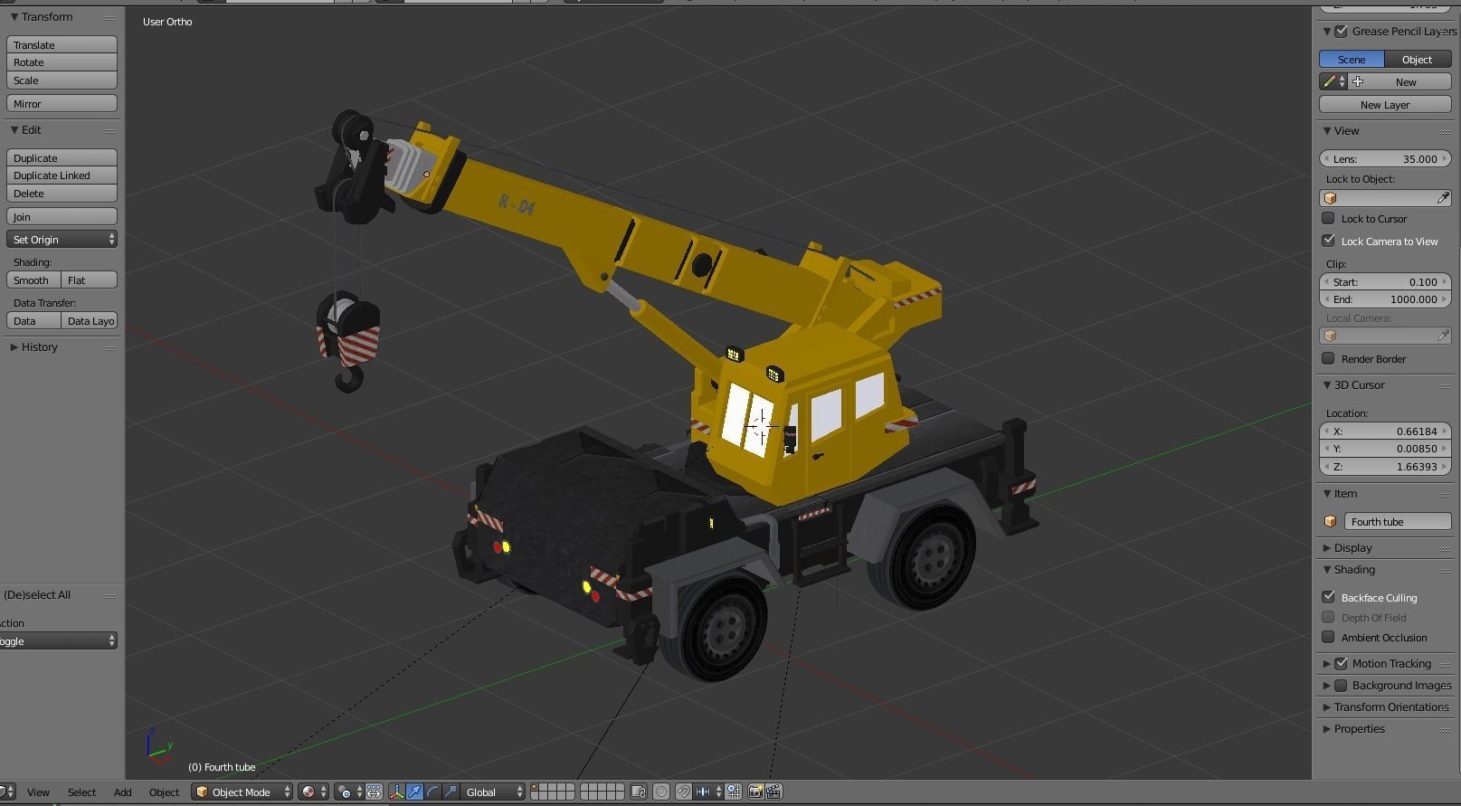 3D model Crane VR / AR / low-poly | CGTrader
