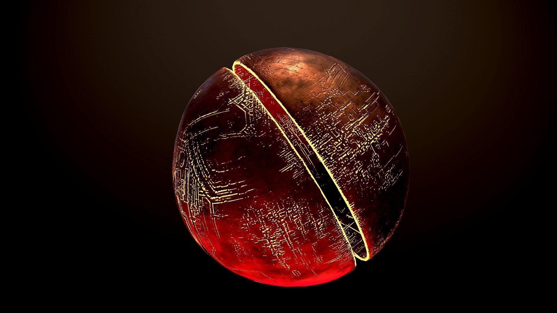 3D model Fire planet VR / AR / low-poly | CGTrader