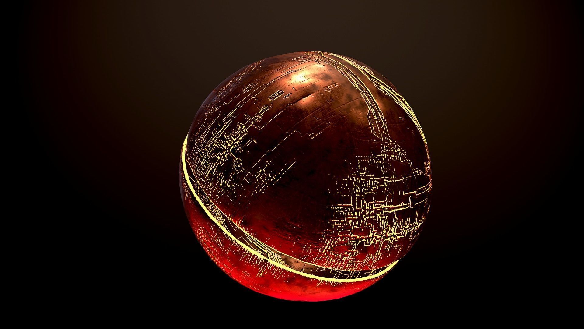 3D model Fire planet VR / AR / low-poly | CGTrader