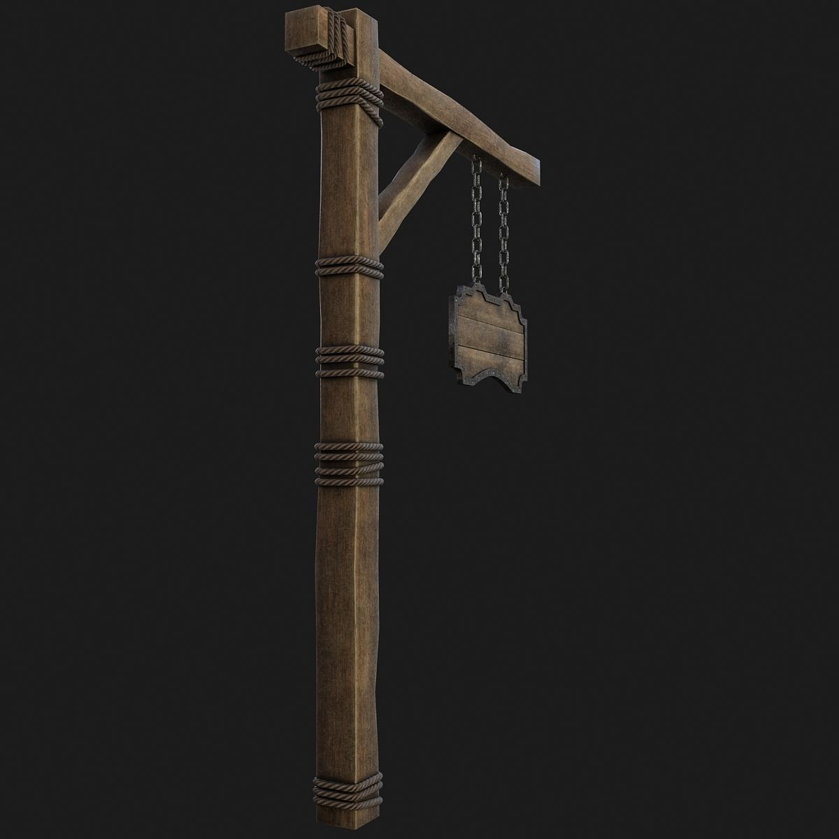 Medieval sign 3D model | CGTrader