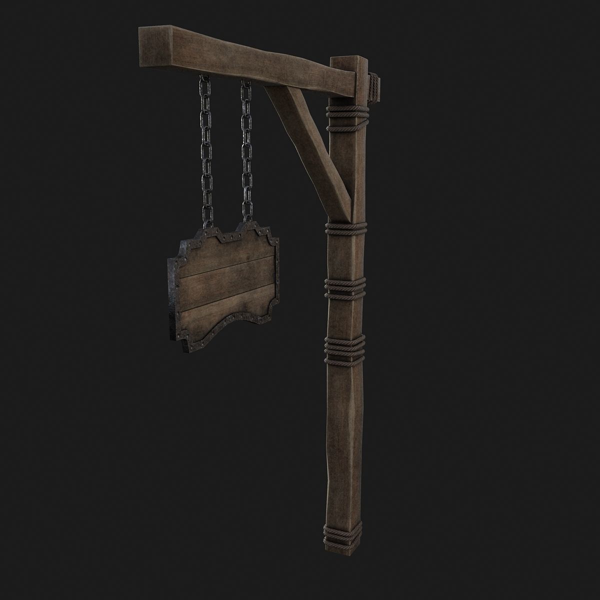 Medieval sign 3D model | CGTrader