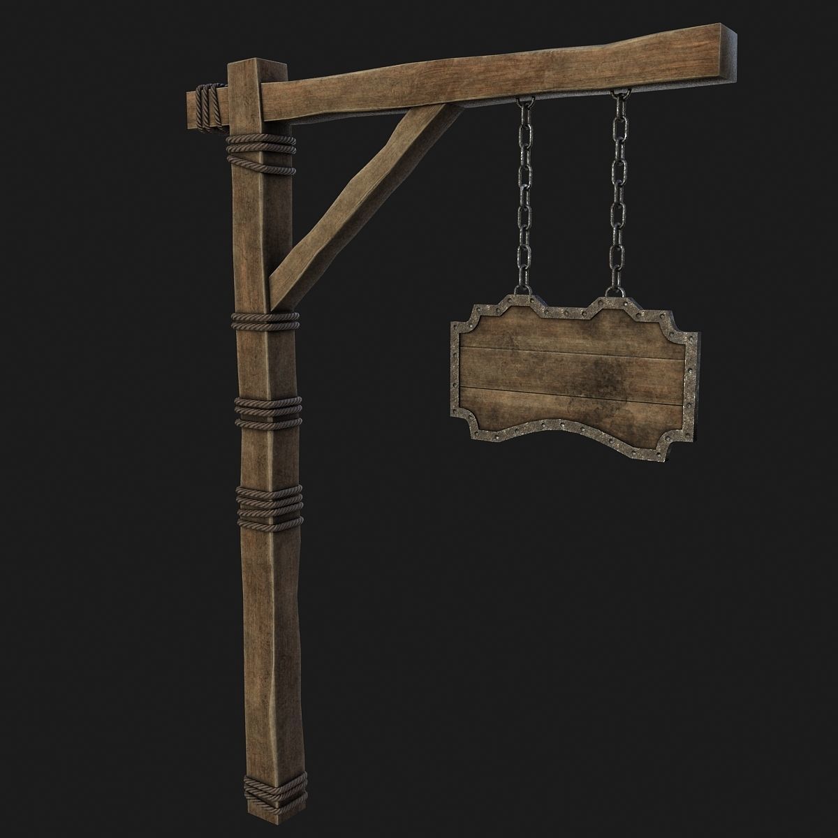Medieval sign 3D model | CGTrader