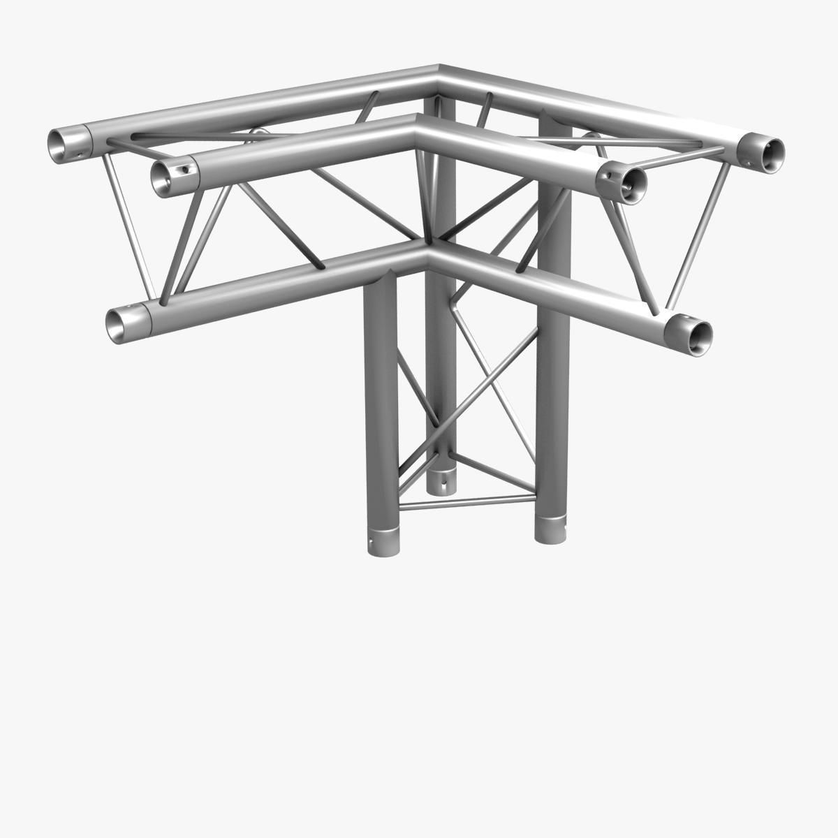 Mini Triangular Truss Collection - 14 PCS Modular 3D model | CGTrader