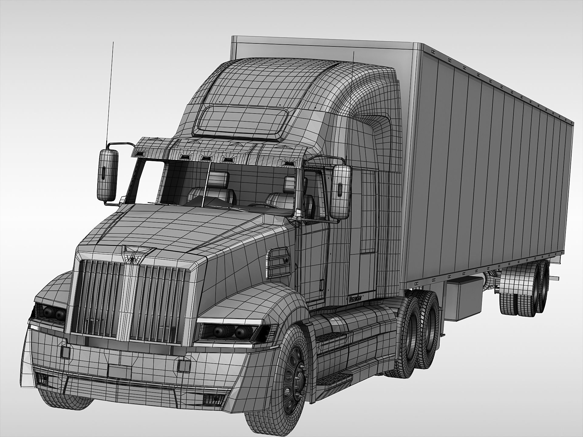 Western Star 5700XE 3D model | CGTrader