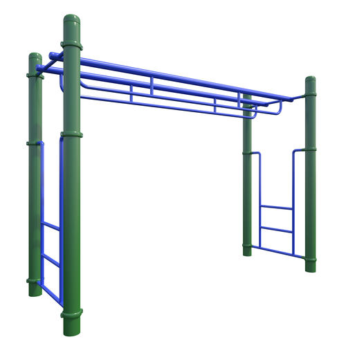 Monkey Bars-010 Double Parallel Bars 3D model | CGTrader