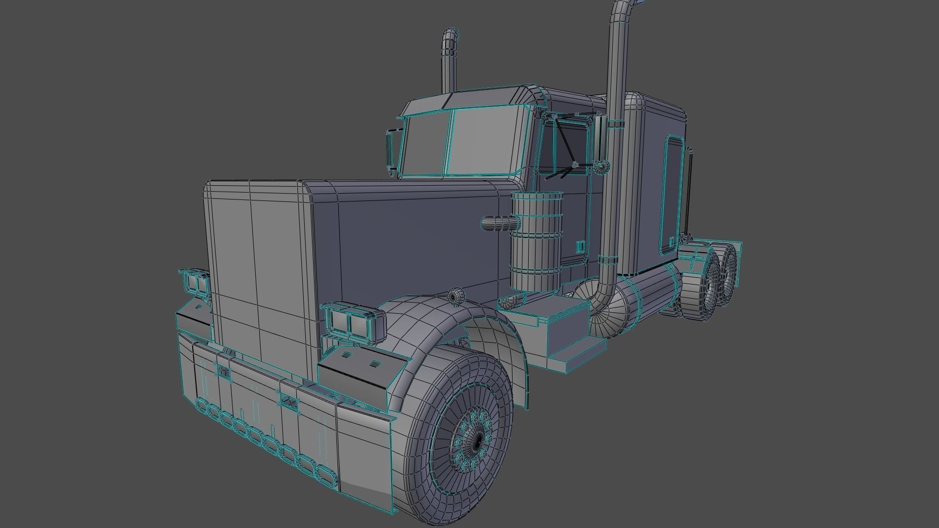 3D model Truck 379 VR / AR / low-poly | CGTrader