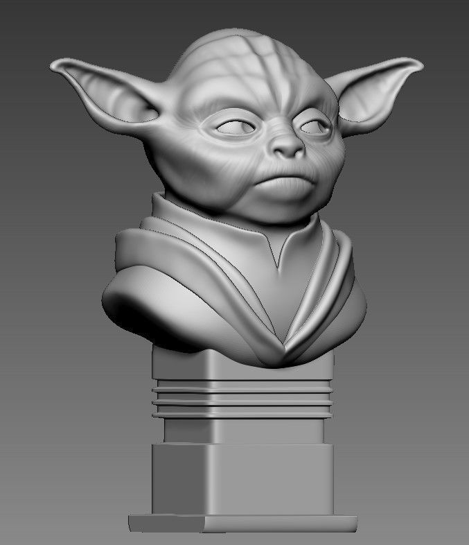 Master Yoda 3D model 3D printable | CGTrader