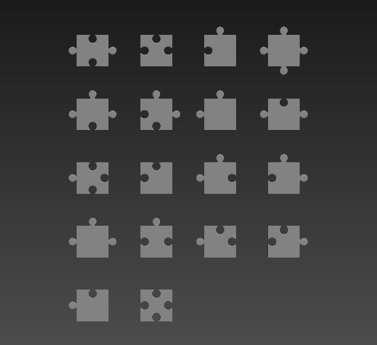 Jigsaw Puzzle 3D model | CGTrader