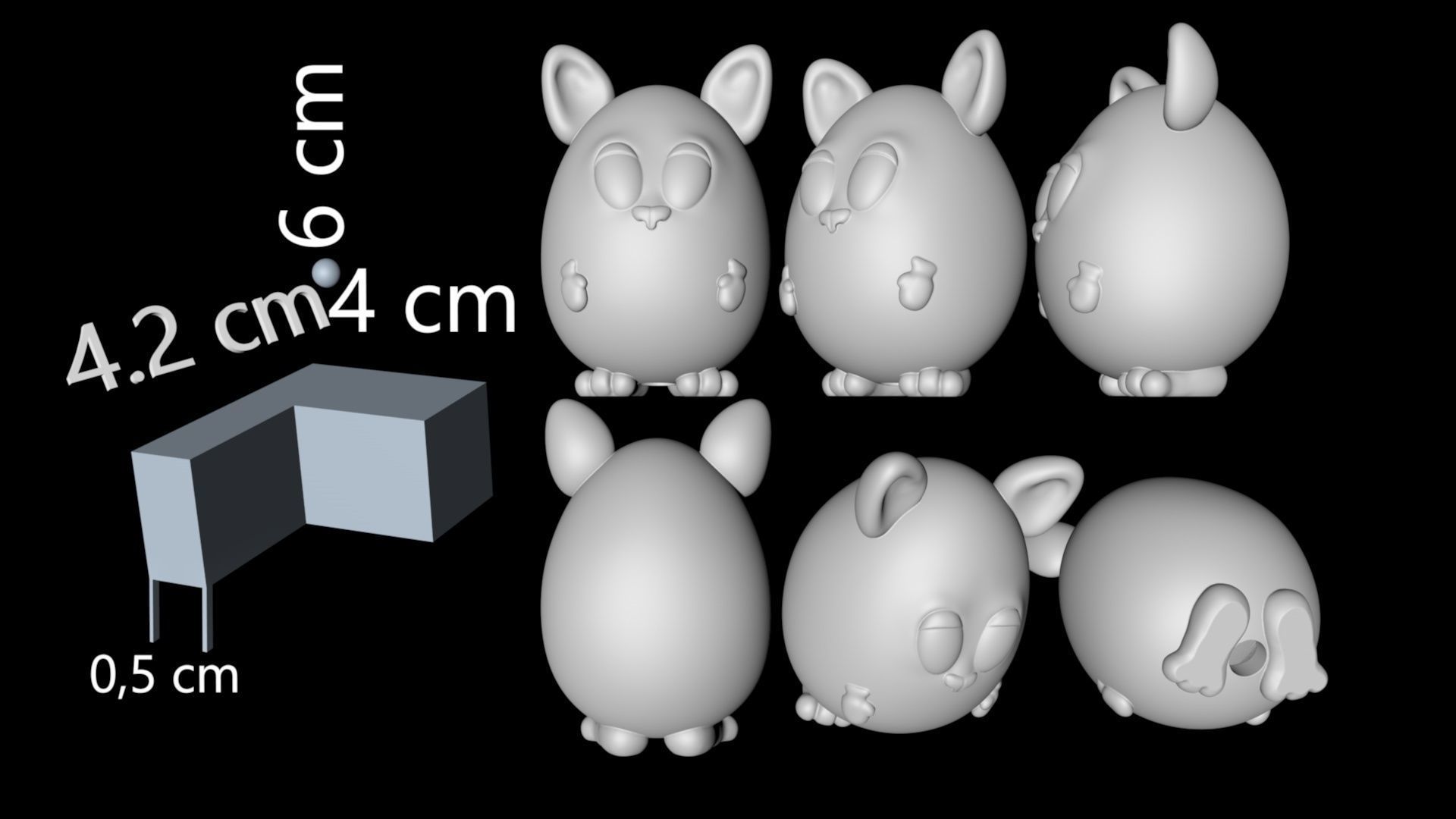 Mouse 3D Print model free 3D model 3D printable | CGTrader