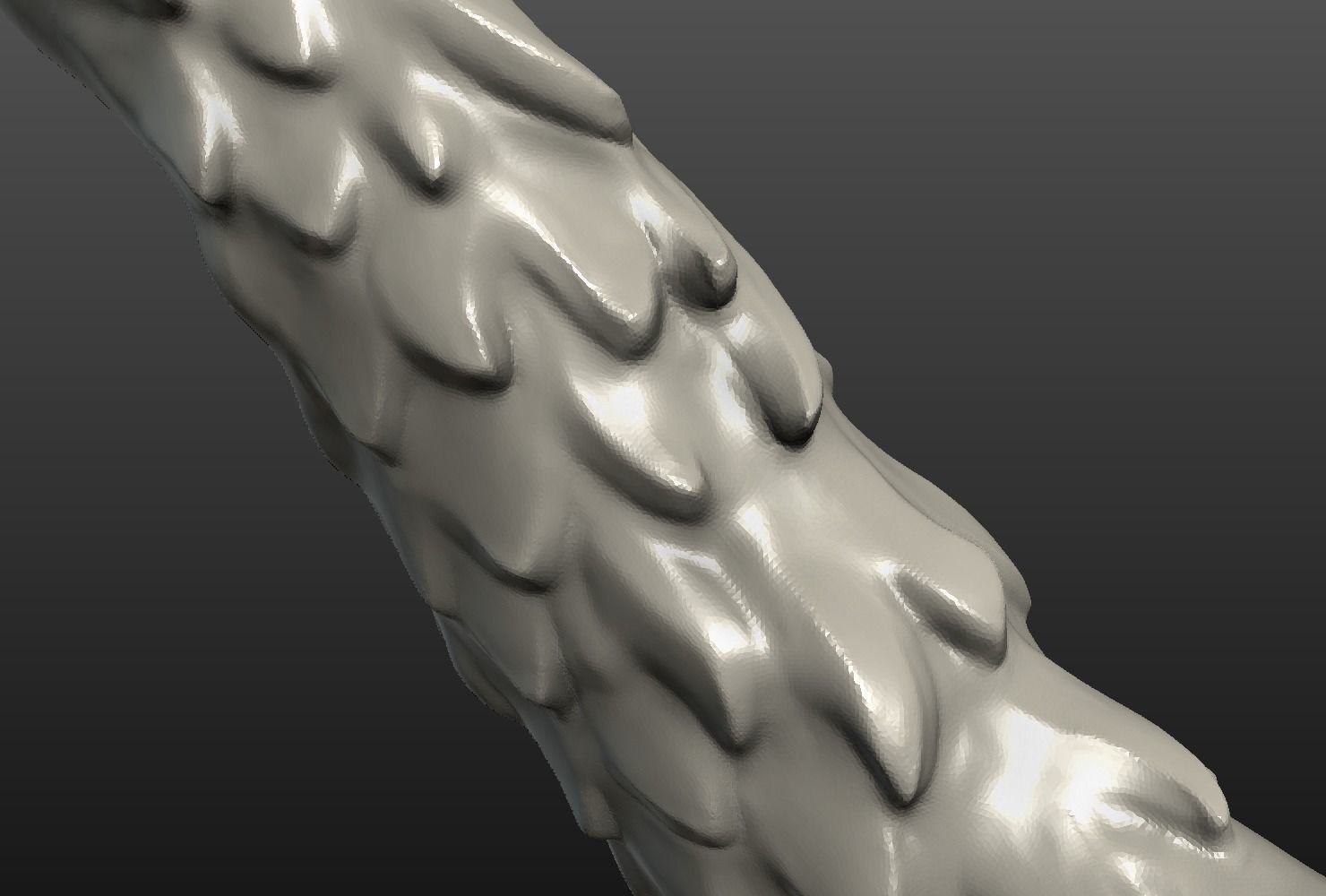 Wolf Tail 3D model 3D printable | CGTrader