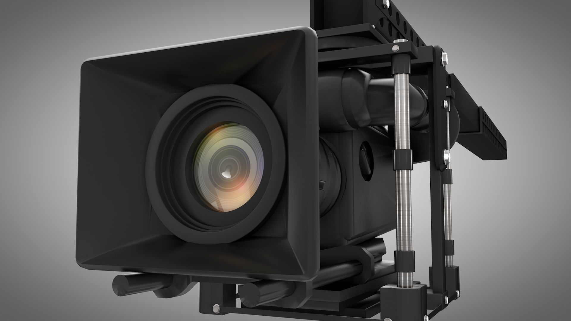 3D model Camera and Jib VR / AR / low-poly | CGTrader