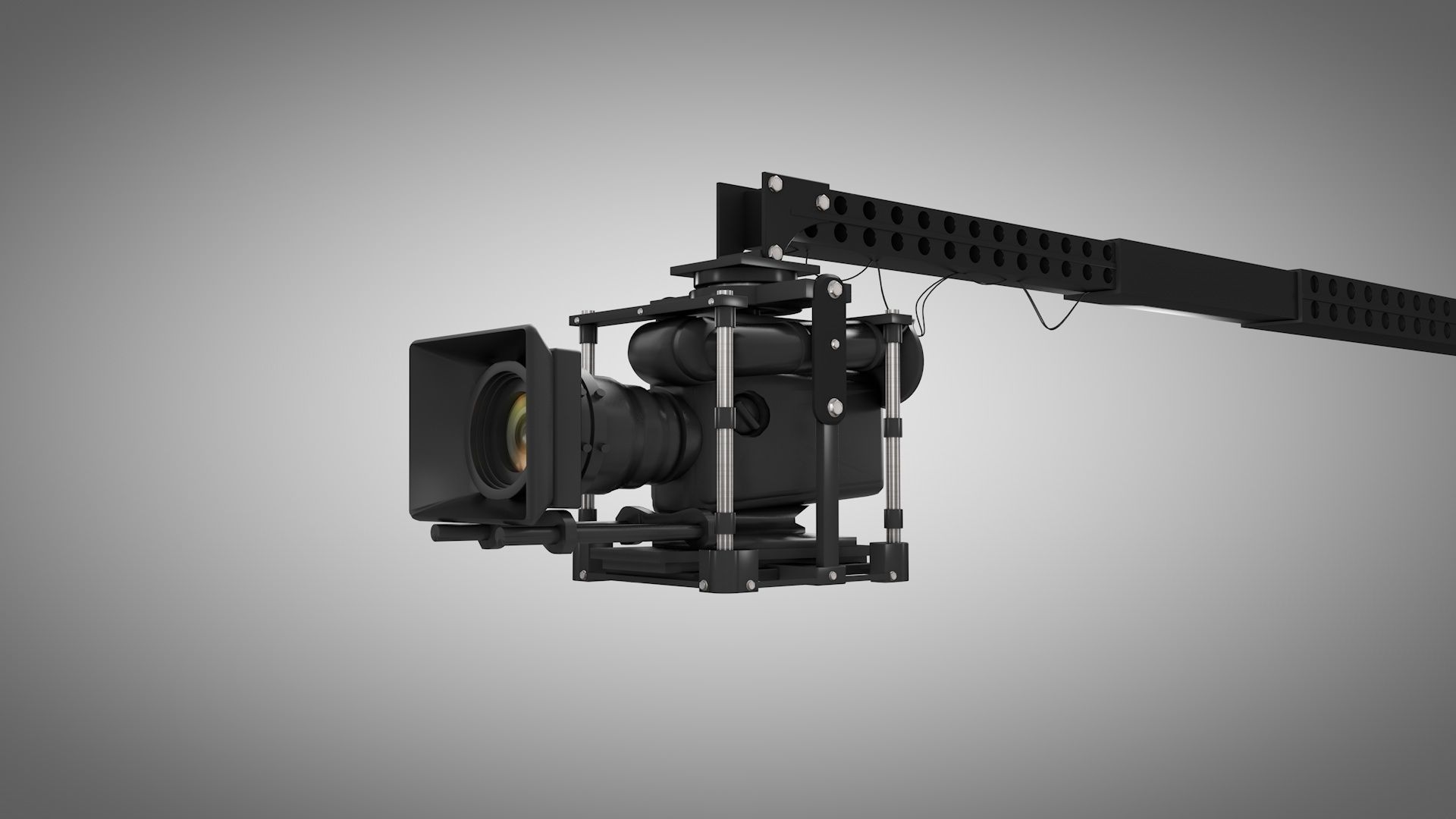 3D model Camera and Jib VR / AR / low-poly | CGTrader