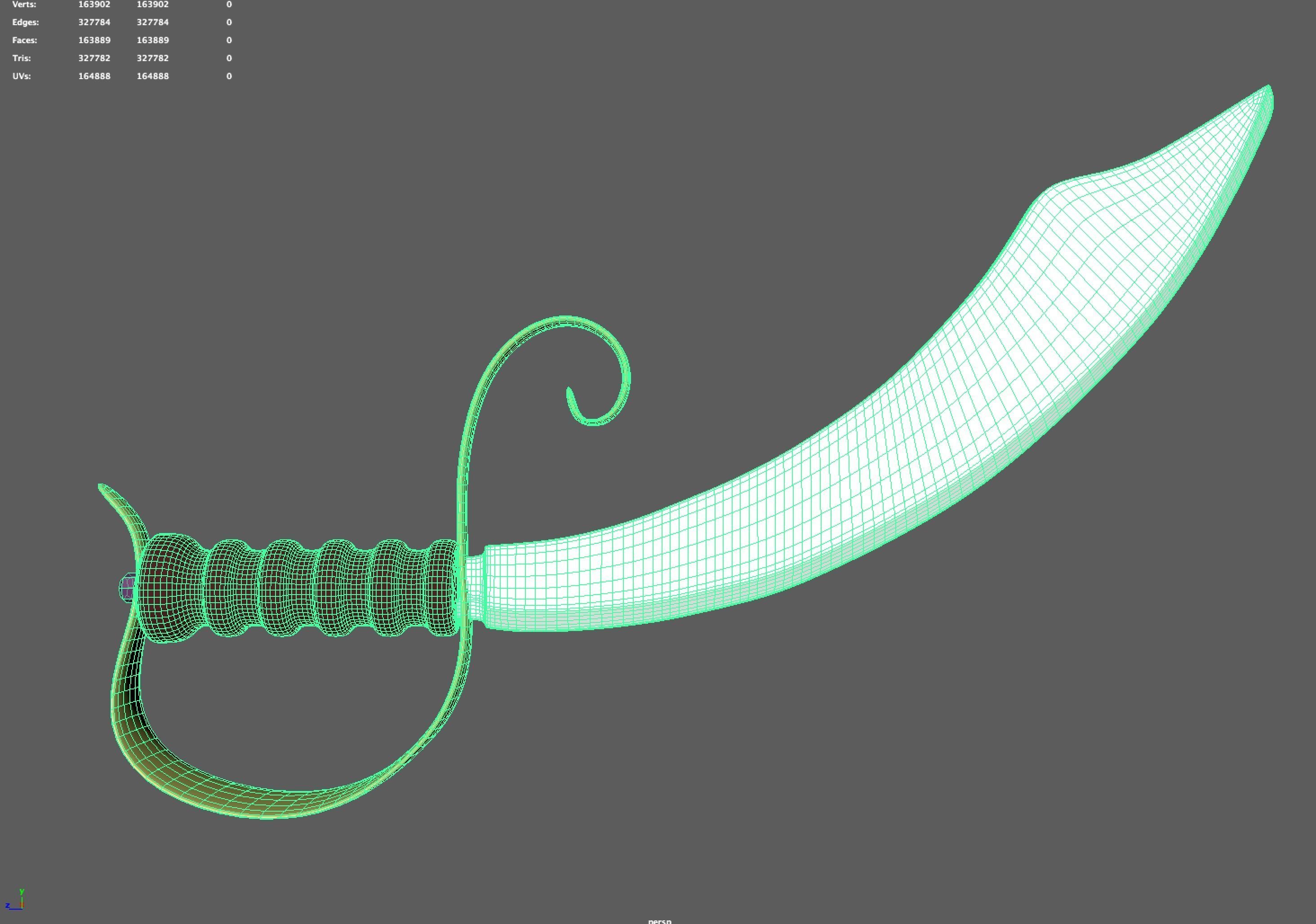 pirate sword 3D model | CGTrader