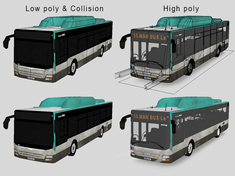 3D model MAN Lion s City Bus VR / AR / low-poly | CGTrader