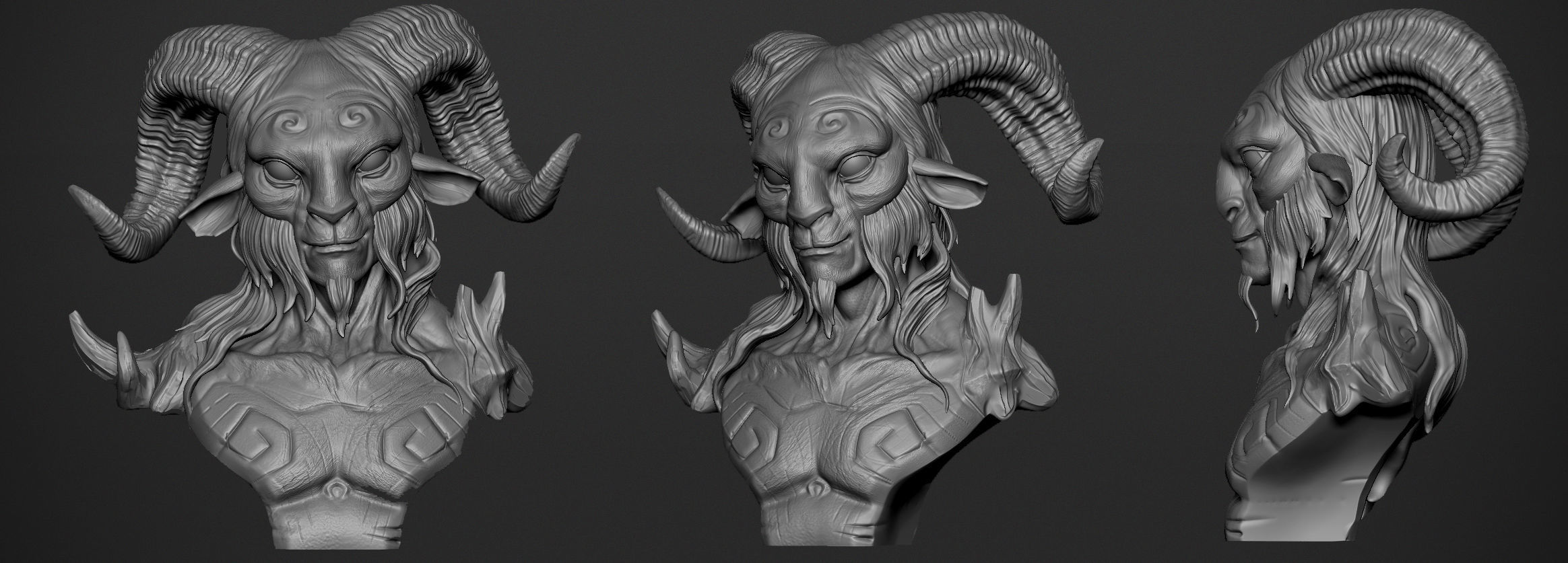 Fauno Pans Labyrinth 3D model 3D printable | CGTrader